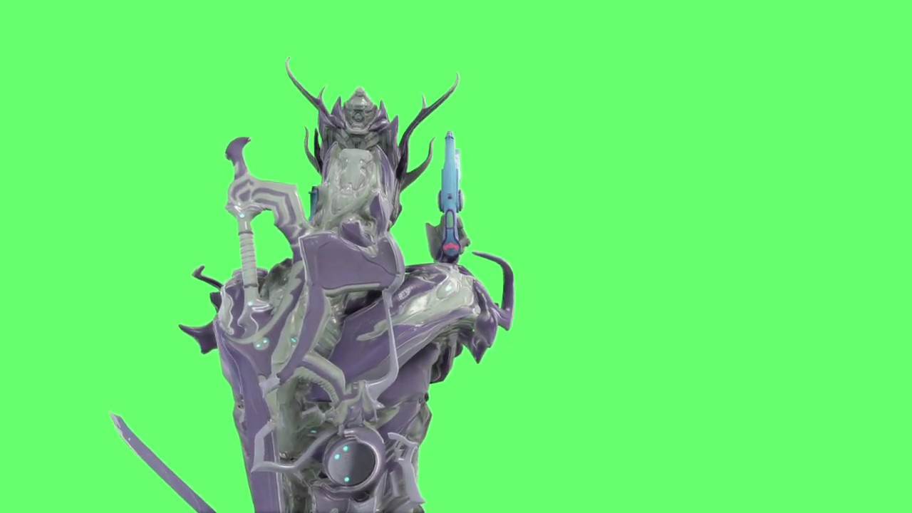 Warframe free green screen warrior bad ASS - YouTube
