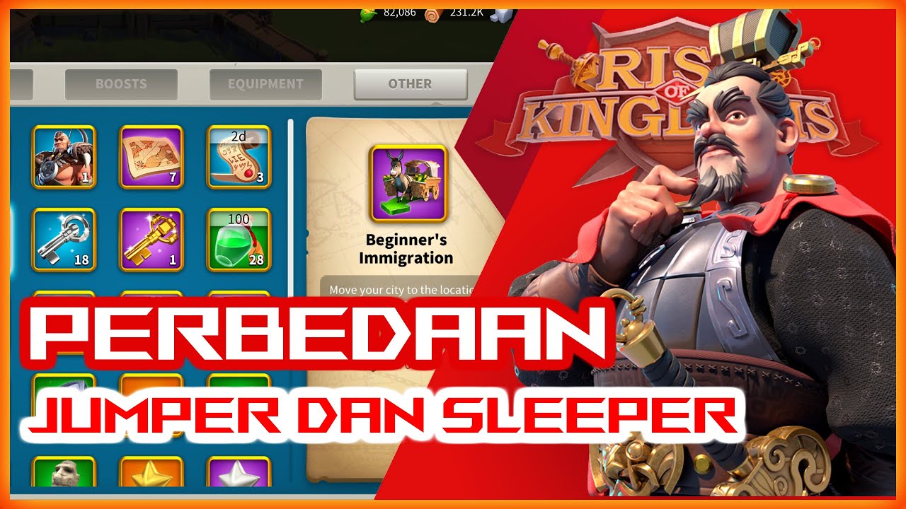 LEBIH BAGUS JUMPER ATAU SLEEPER RISE OF KINGDOMS ?? - YouTube