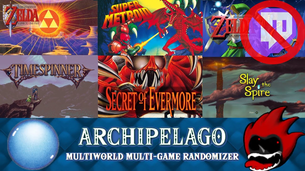 Twitch Stream - Archipelago Multiworld #1 - Me [A Link to the Past ...