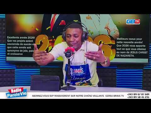 🎧 MERCREDI 01/04/2026 RADIO PAROLE VIE AVEC PASTEUR HERBI BISIAMU 