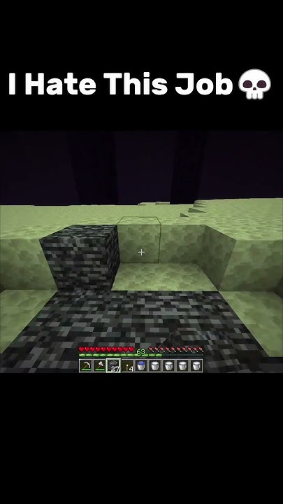 I Hate This Job 💀 #minecraft #gaming #gameplay - YouTube