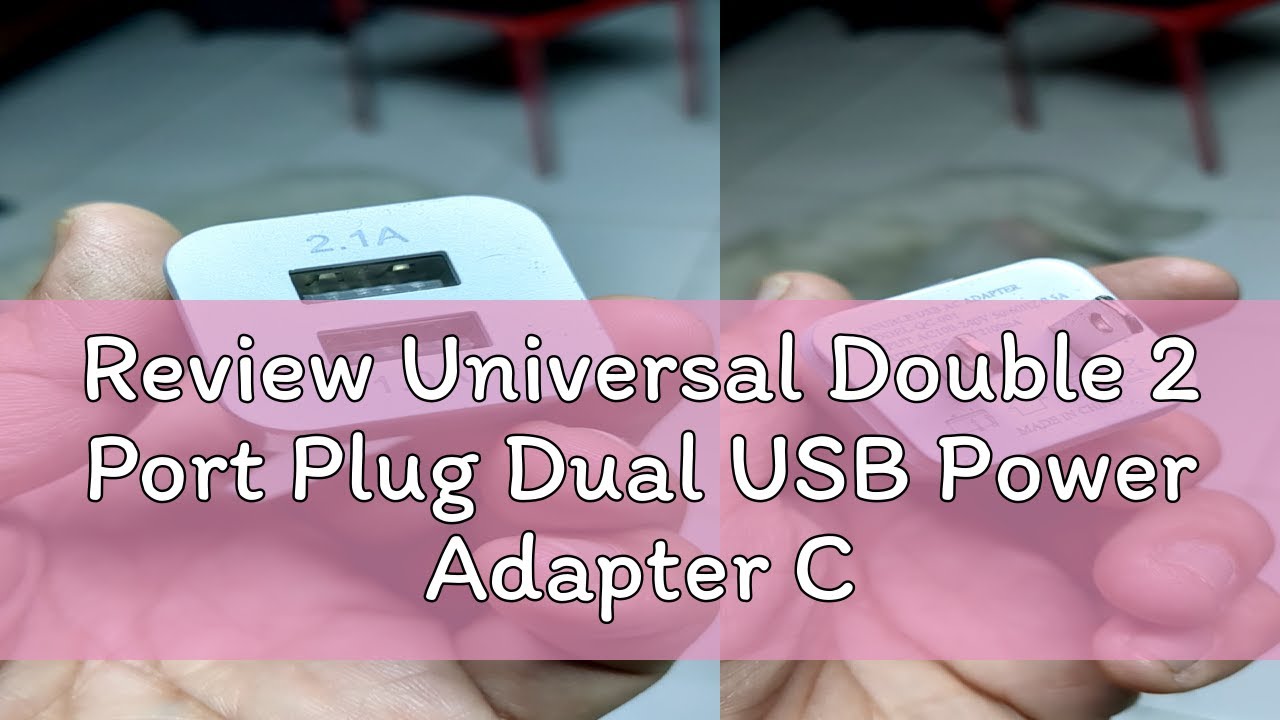 Review Universal Double 2 Port Plug Dual USB Power Adapter Charger ...