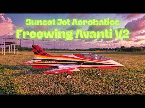 Freewing Avanti V2 with Afterburner LED | Smooth Passes & Aerobatic ...