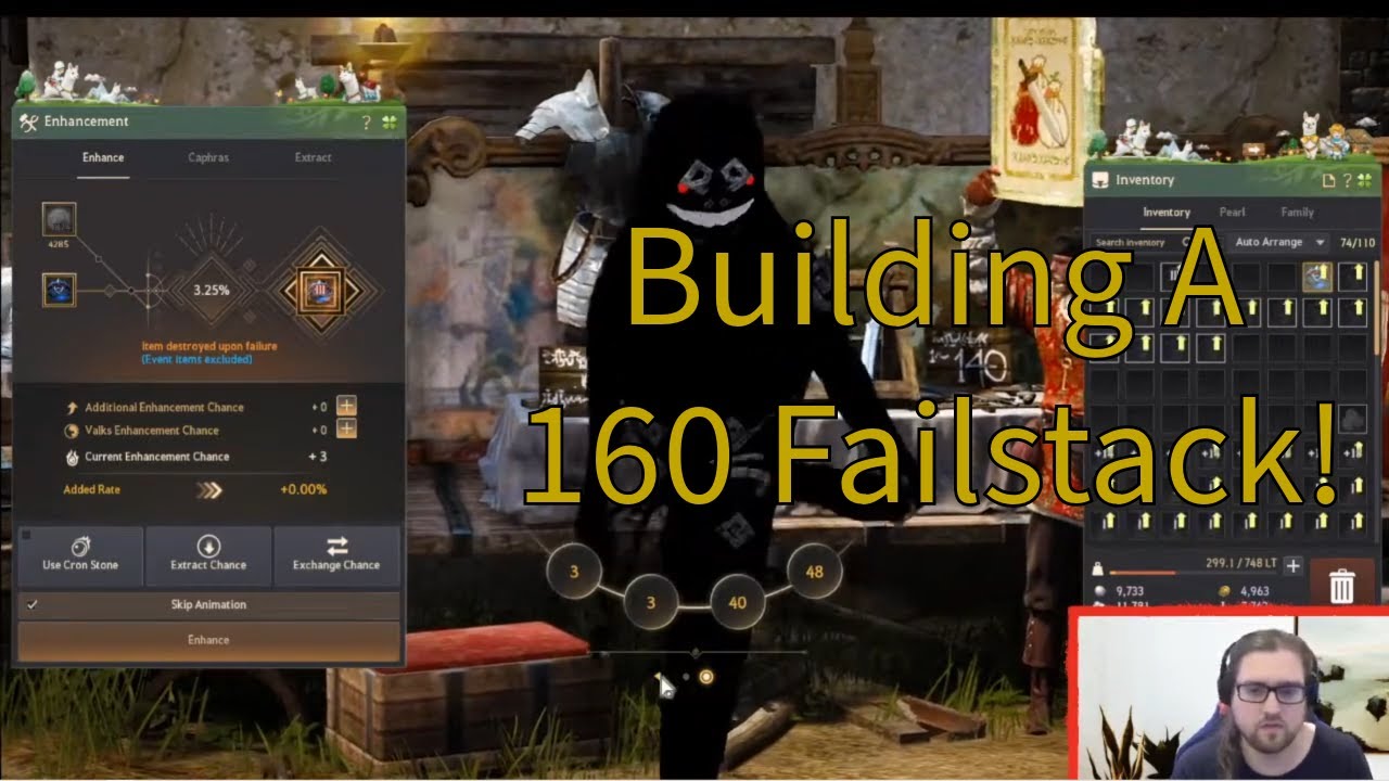 [Black Desert] How to Build a 160 failstack! - YouTube