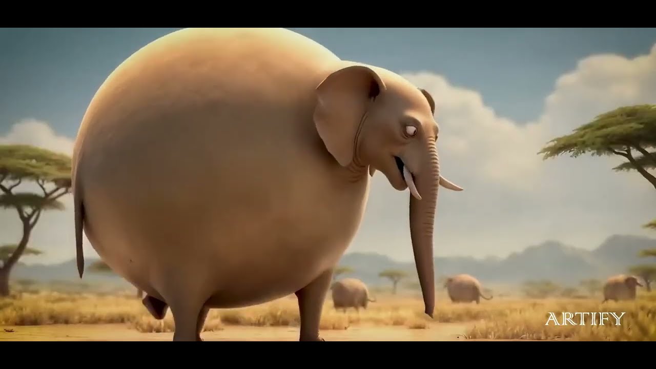 FAT Animals AI #ai #kidsvideos #kids #videosforkids - YouTube