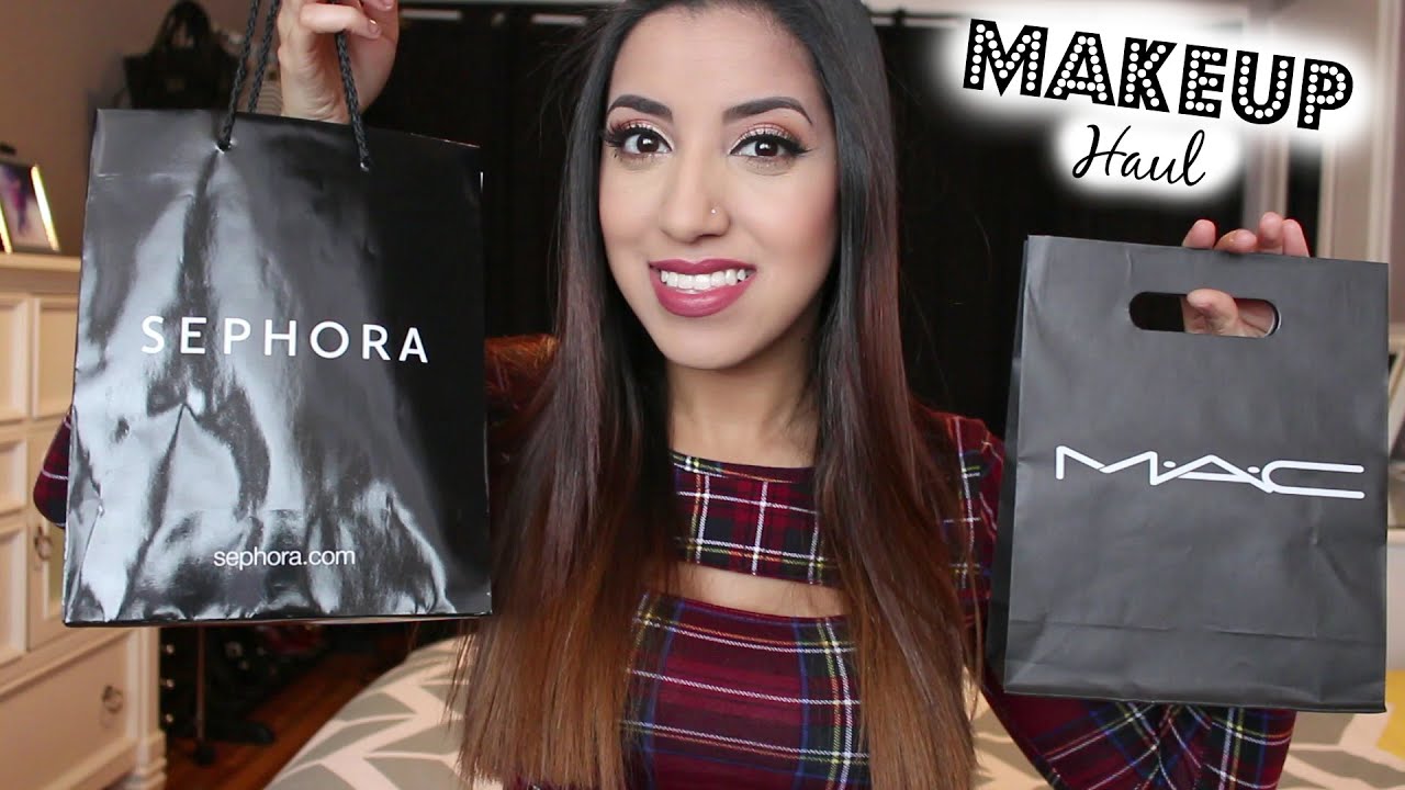 MAC + Sephora Makeup Haul! 2015 - YouTube