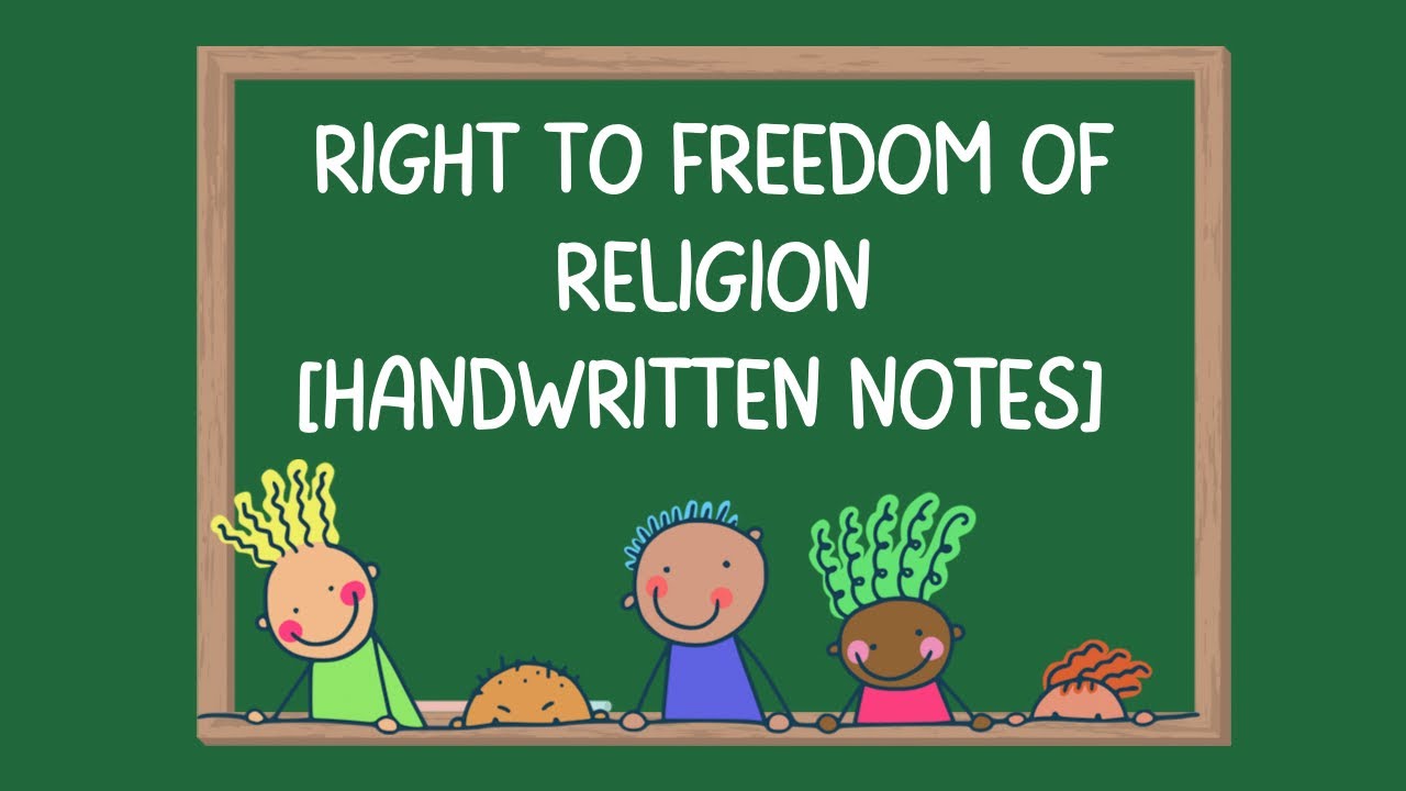 Right to freedom of Religion || Article 25-28 || fundamental rights ...