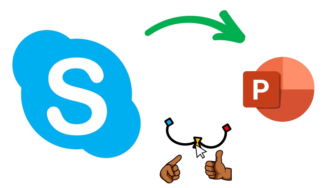 How To Design Skype Logo In Microsoft PowerPoint🔥 - YouTube