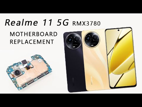 Realme 11 5G RMX3780 Motherboard Replacement Tutorial / Wymiana płyty ...