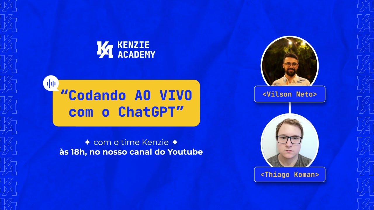 Codando ao vivo com o Chat GPT - YouTube