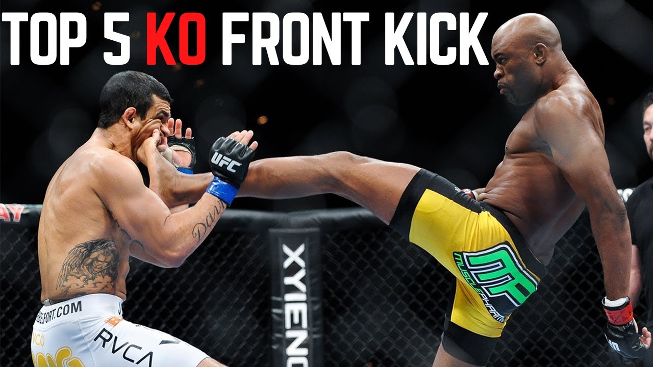 Every Single Front Kick Finish in UFC History! - YouTube
