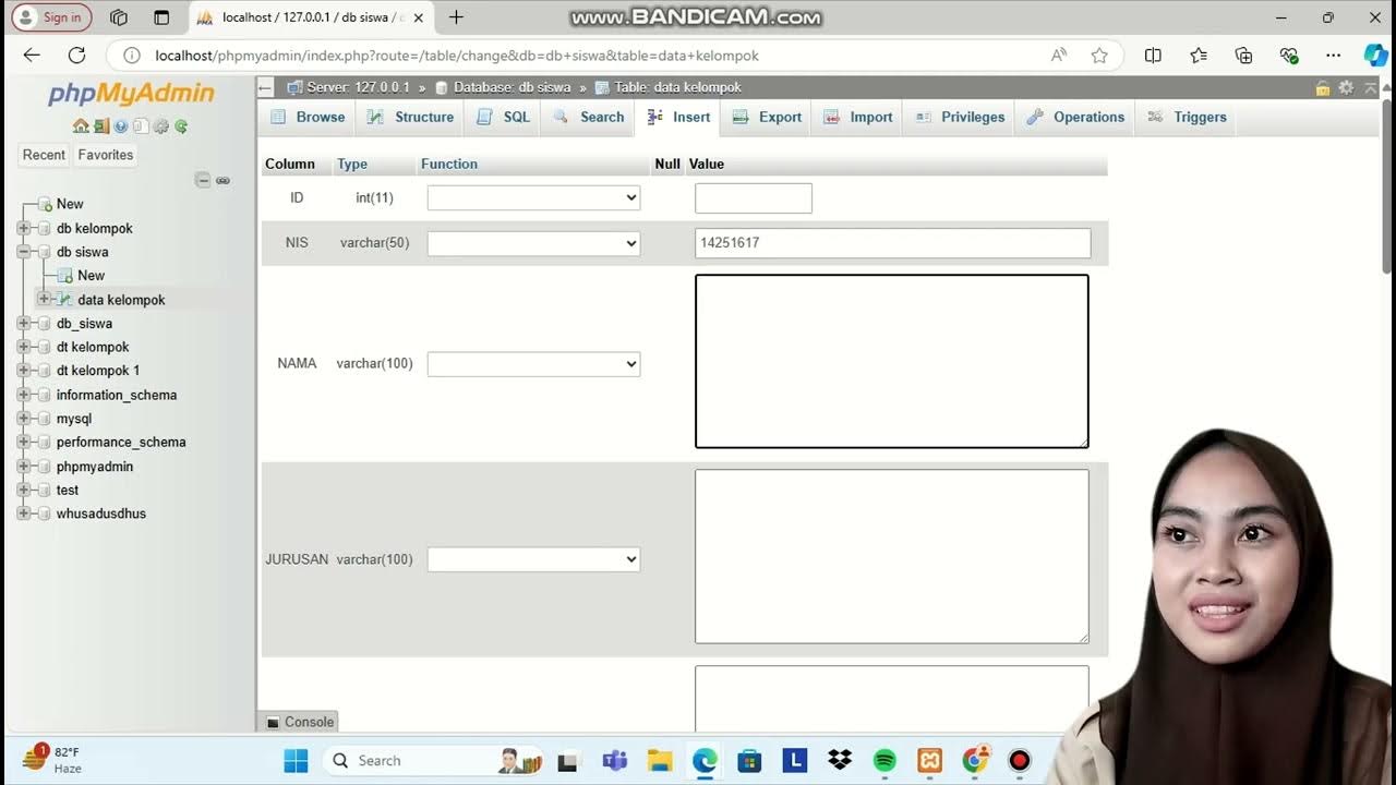 TUTORIAL MEMBUAT DATABASE MENGGUNAKAN PHPMYADMIN - YouTube