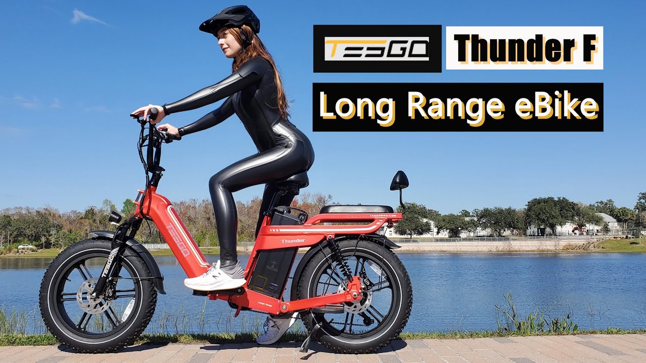 Trying the Tesgo Thunder-F Fat Tire Folding Long Range eBike - YouTube