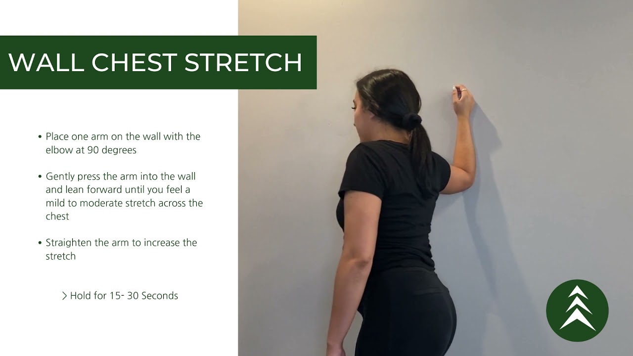 Neck:Wall Chest Stretch- Phase 1 Rehab/ Northern Edge Plymouth ...