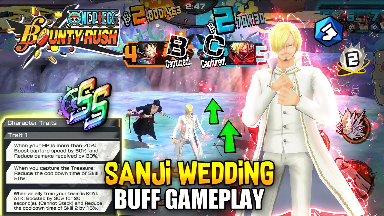SANJI WEDDING LENGE GAMEPLAY !! SETELAH BUFF KOK JADI MANTAP GINI - ONE ...