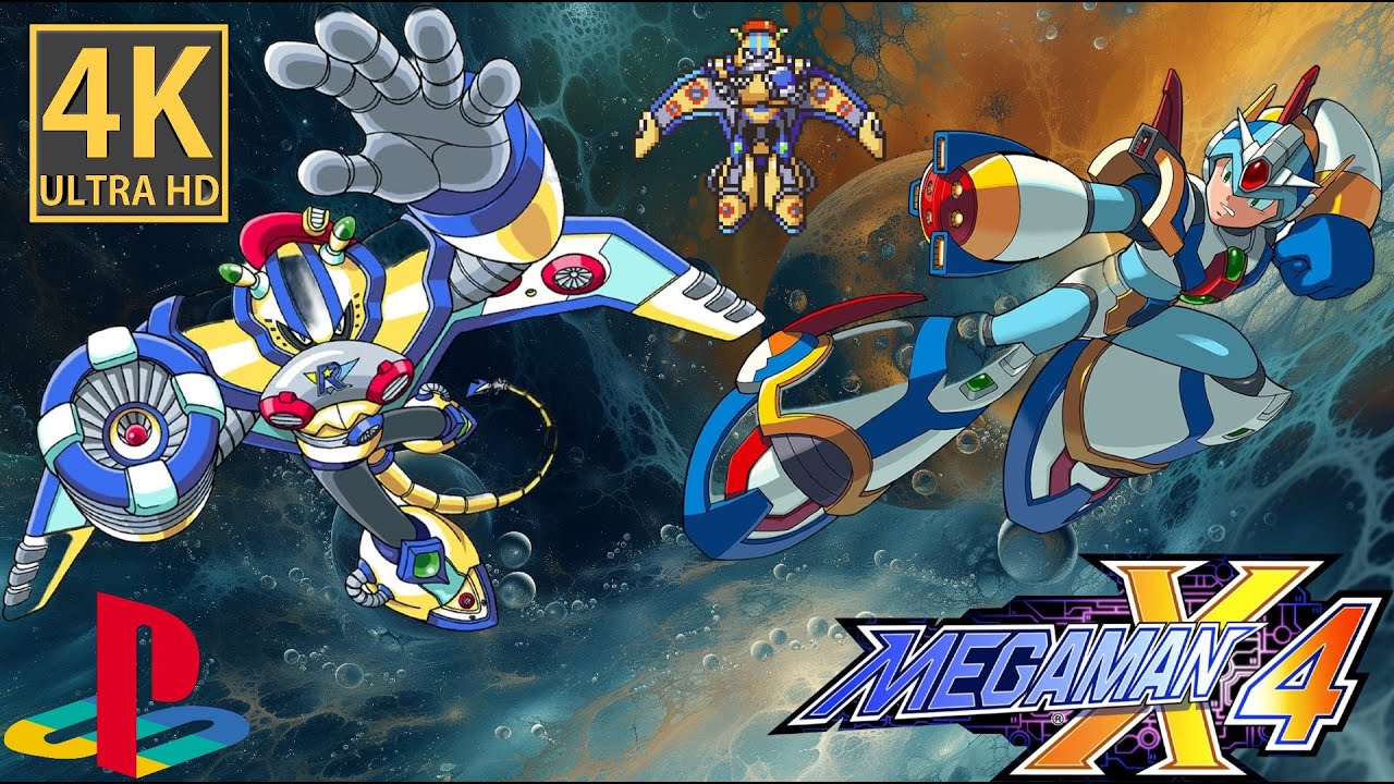 MEGAMAN X4 / 4K / ES UNA VACA? / GUÍA 100% / Jet Stingray / CAPITULO 7 ...