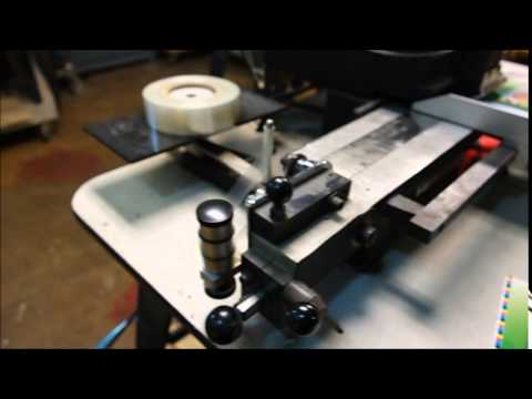 Scott 1800 Plastic Index Tab Machine - YouTube