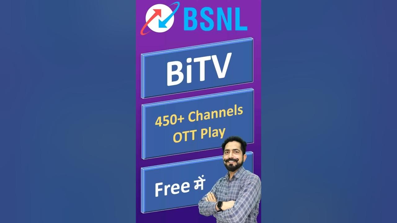 BSNL BiTV 450 Free Channels & OTT Play || Activation Process #ott #paytv #otts #tvchannel - YouTube