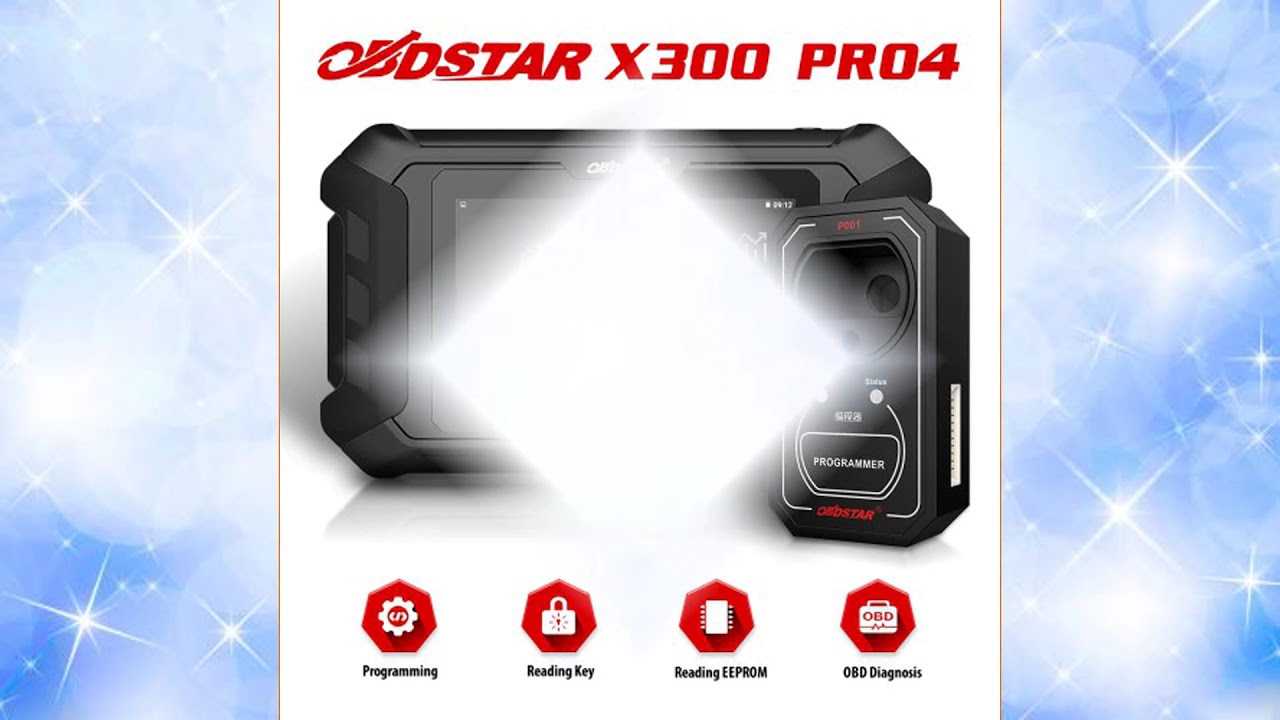 OBDSTAR X300 PRO4 Auto Key Programmer IMMO Version for Locksmith - YouTube