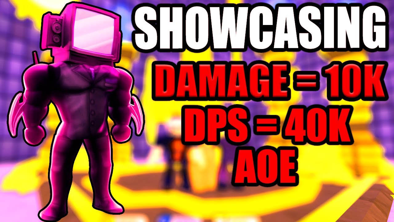 Showcasing The OP SHADOW TV MAN Ep-74 Part 1 (Toilet Tower Defense ...