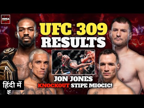 UFC 309 RESULTS: Jon Jones Knockout Stipe Miocic | Charles Oliveira ...