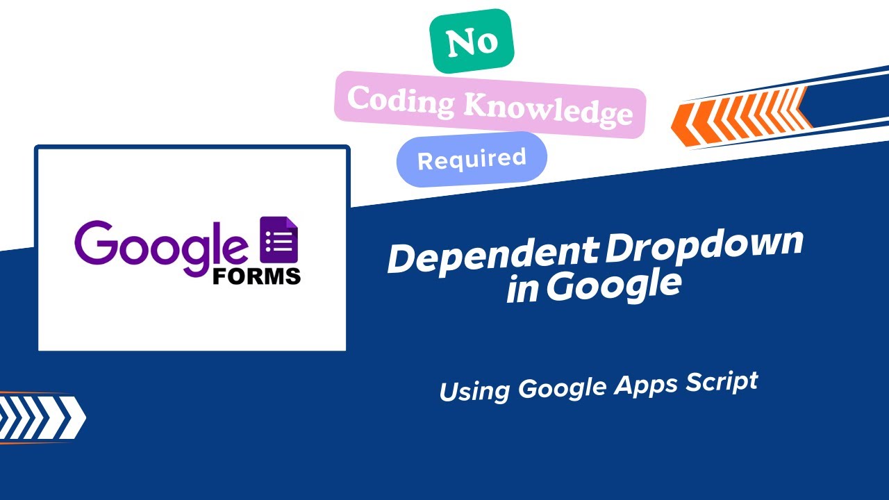 Create Dependent Drop-down in Form using Google Apps Script - YouTube