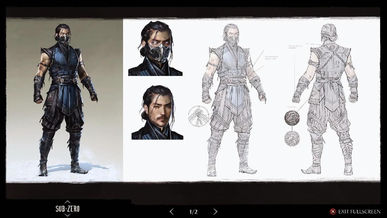 Mortal Kombat 1 Sub-Zero Koncept Art - YouTube