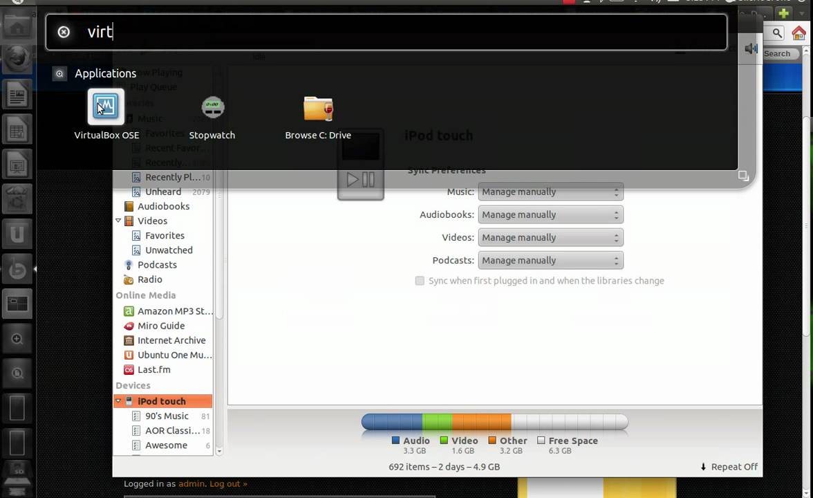 syncing your ipod on ubuntu linux - YouTube