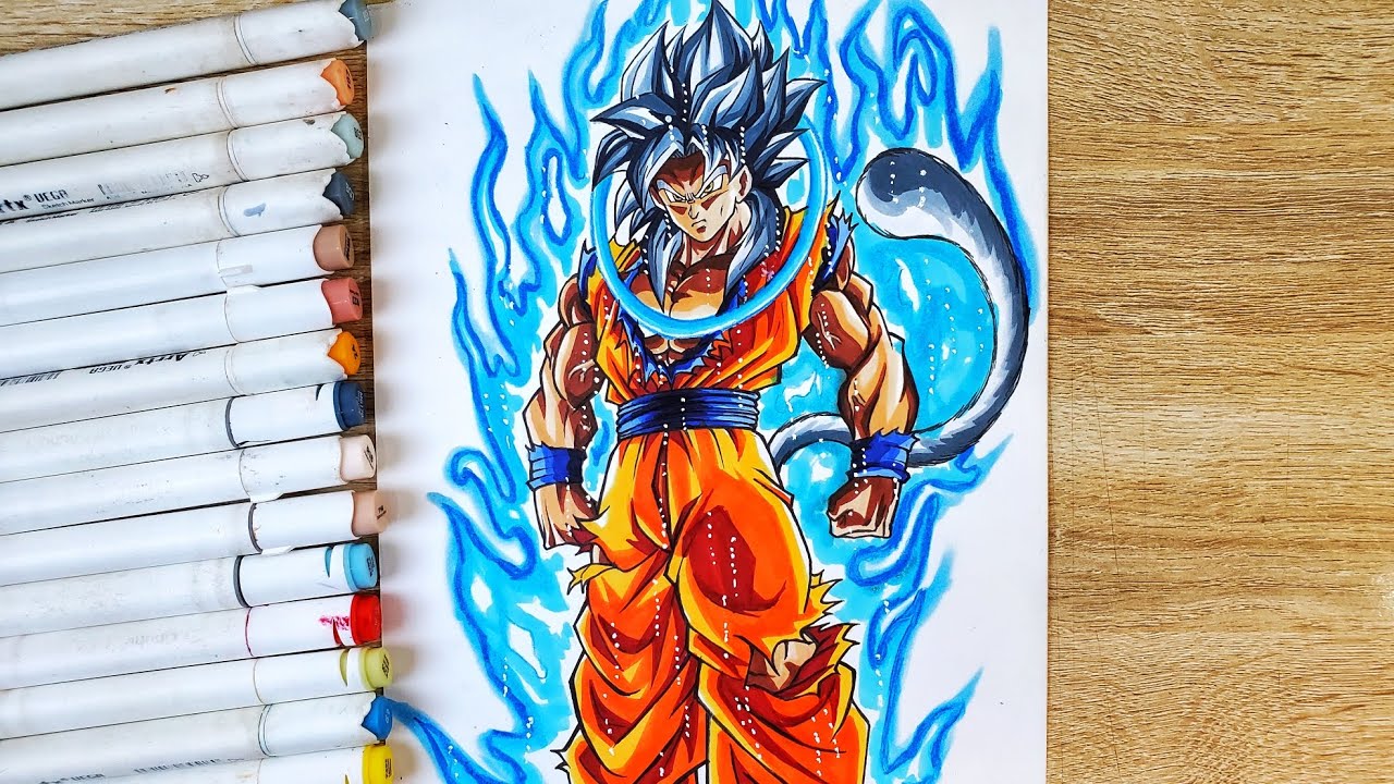 How to Draw Goku Angel Form😱[ FanArt ] - YouTube