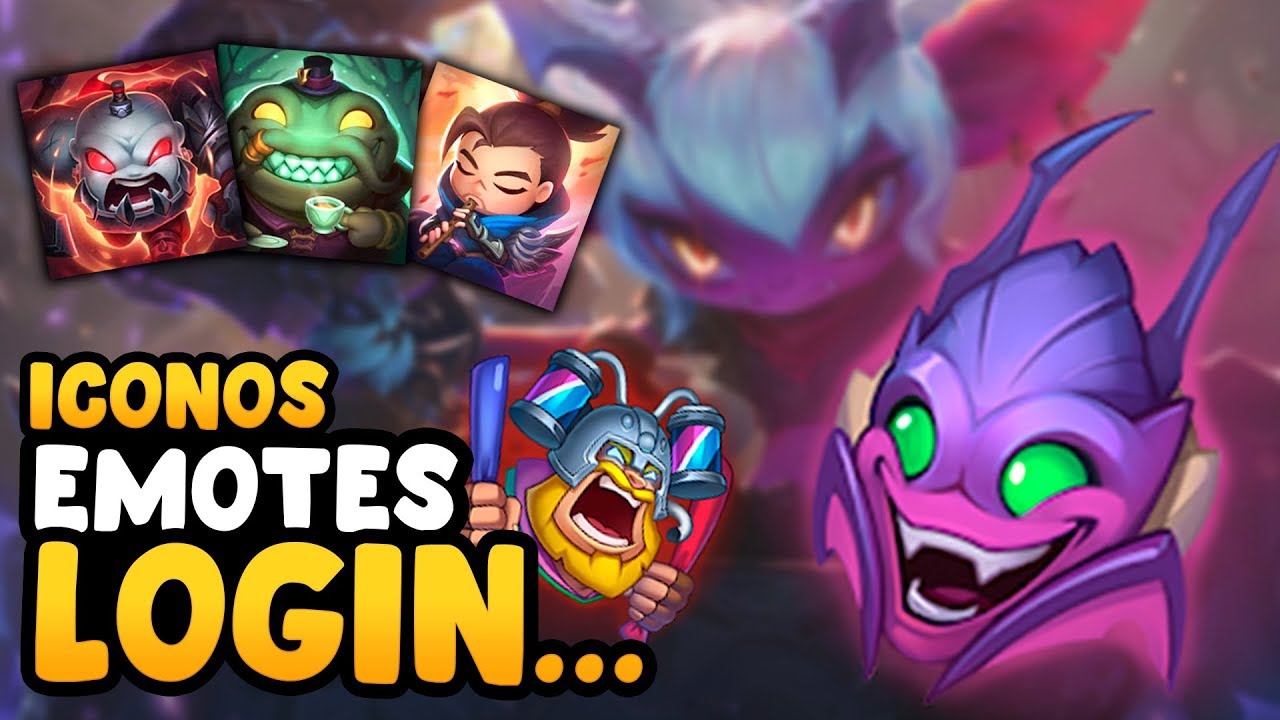 Iconos, Emotes y Login - Nuevo Ciclo PBE | Noticias LOL - YouTube