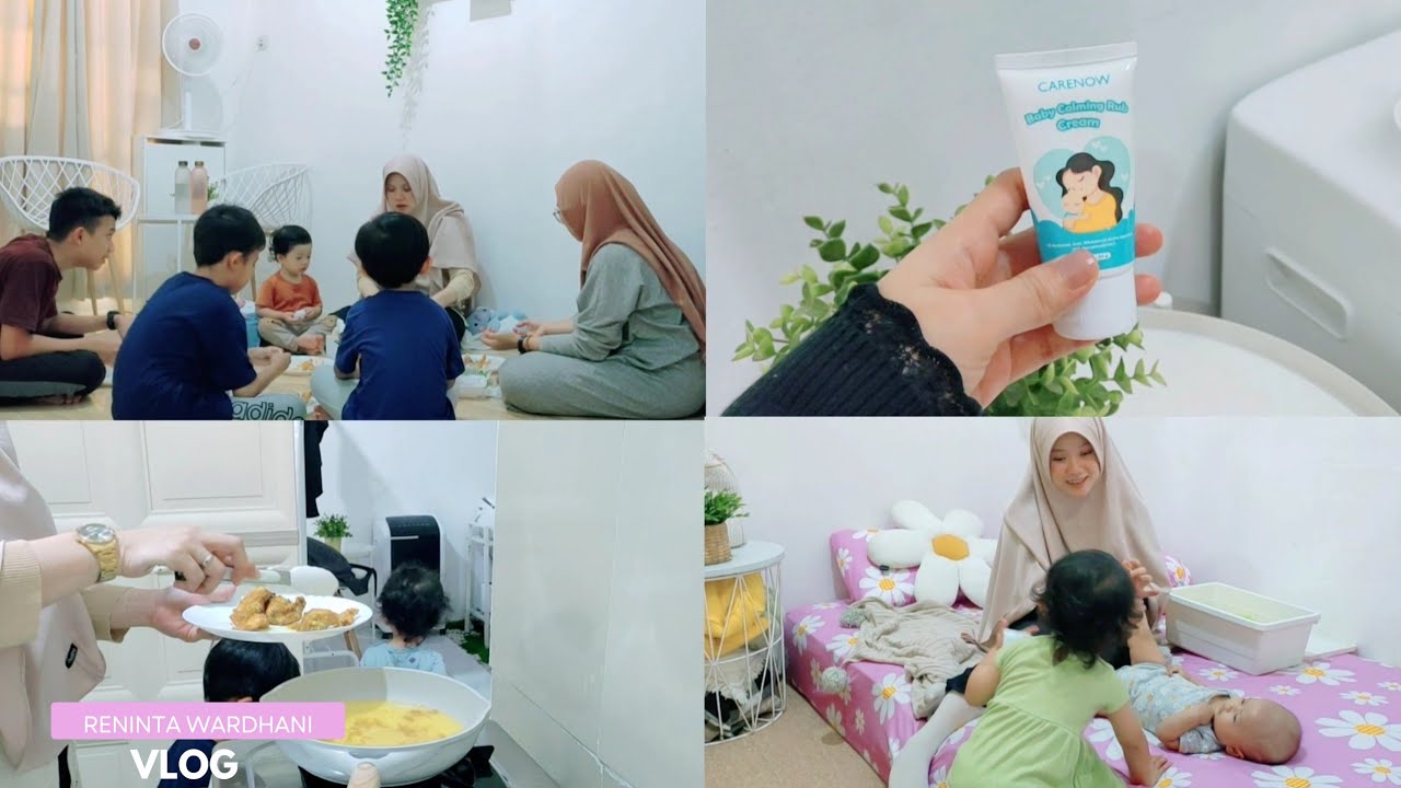 CARENOW BABY CALMING RUB CREAM || KEGIATAN IRT ANAK 3 DARI PAGI SAMPAI ...
