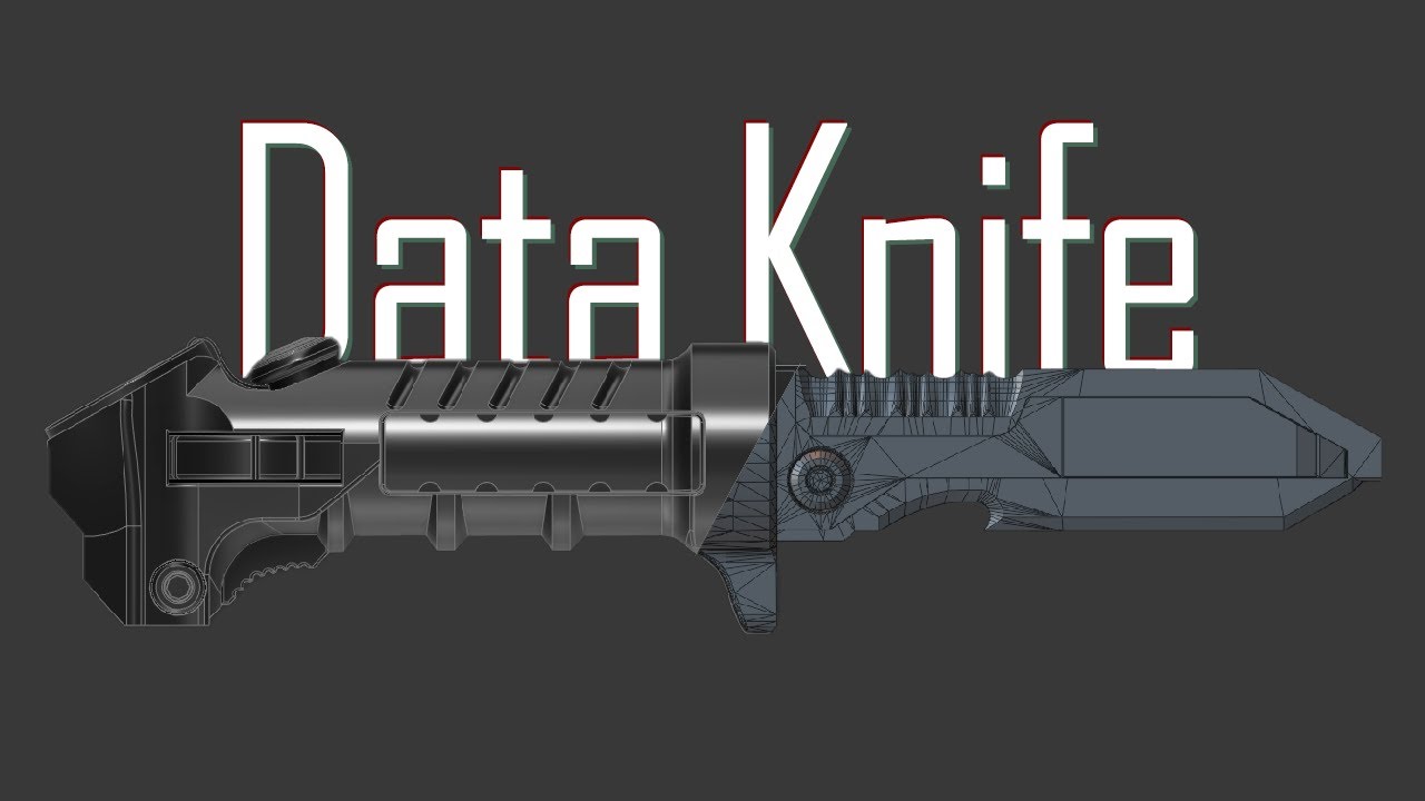 Making Data Knife From Apex Legends/Titanfall 2 | pt. 1 - High and Low ...