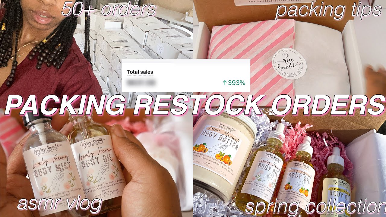 HOW TO SHIP COSMETICS PRODUCTS, PACKING ORDERS FOR MY BUSINESS ...
