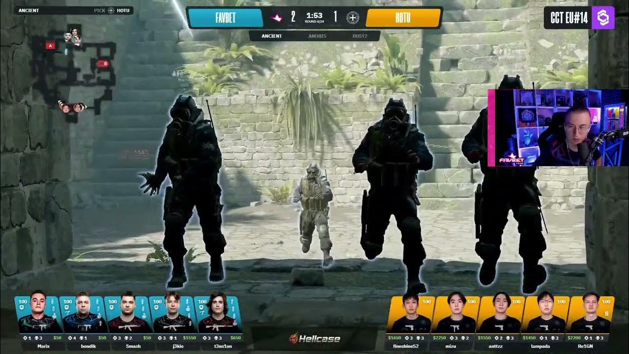 FAVBET team vs HOTU | CCT Season 2 Europe Series 14 - YouTube