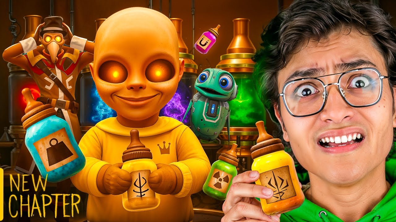 YELLOW BABY GOT NEW POWERS😱 The Baby in Yellow - YouTube
