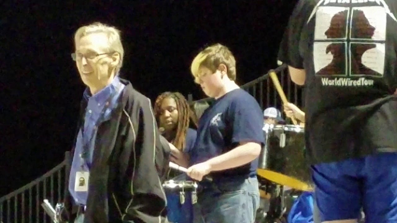 T.A.Howard Middle School drumline (quads) - YouTube