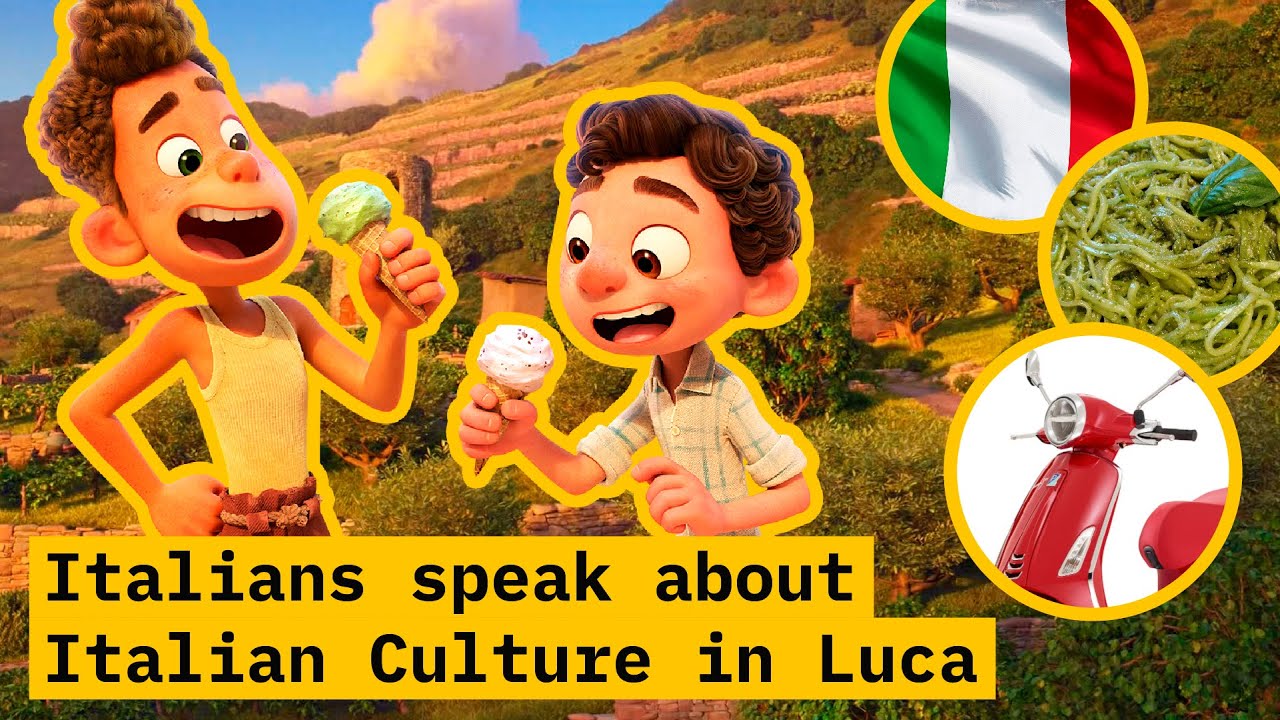 Italians speak about italian culture in Pixar's Luca - YouTube