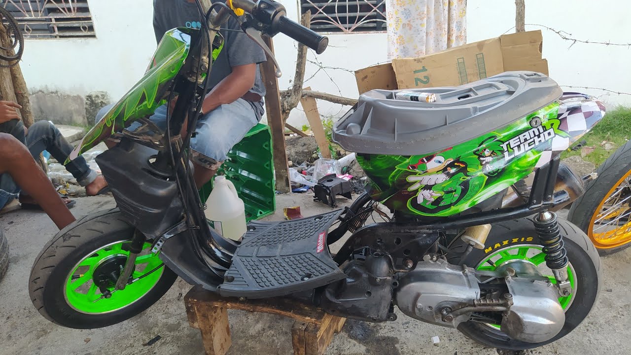 Yamaha jog 48mm Modificada (Carburador de Ax100) A METANOL 😱 - YouTube