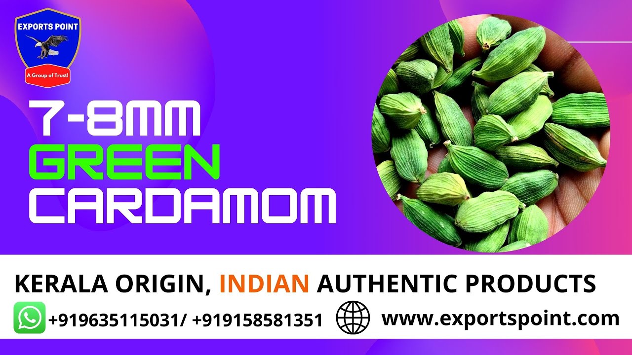 7-8mm GREEN CARDAMOM | CARDAMOM TRADERS | CARDAMOM EXPORTERS | भारत में ...