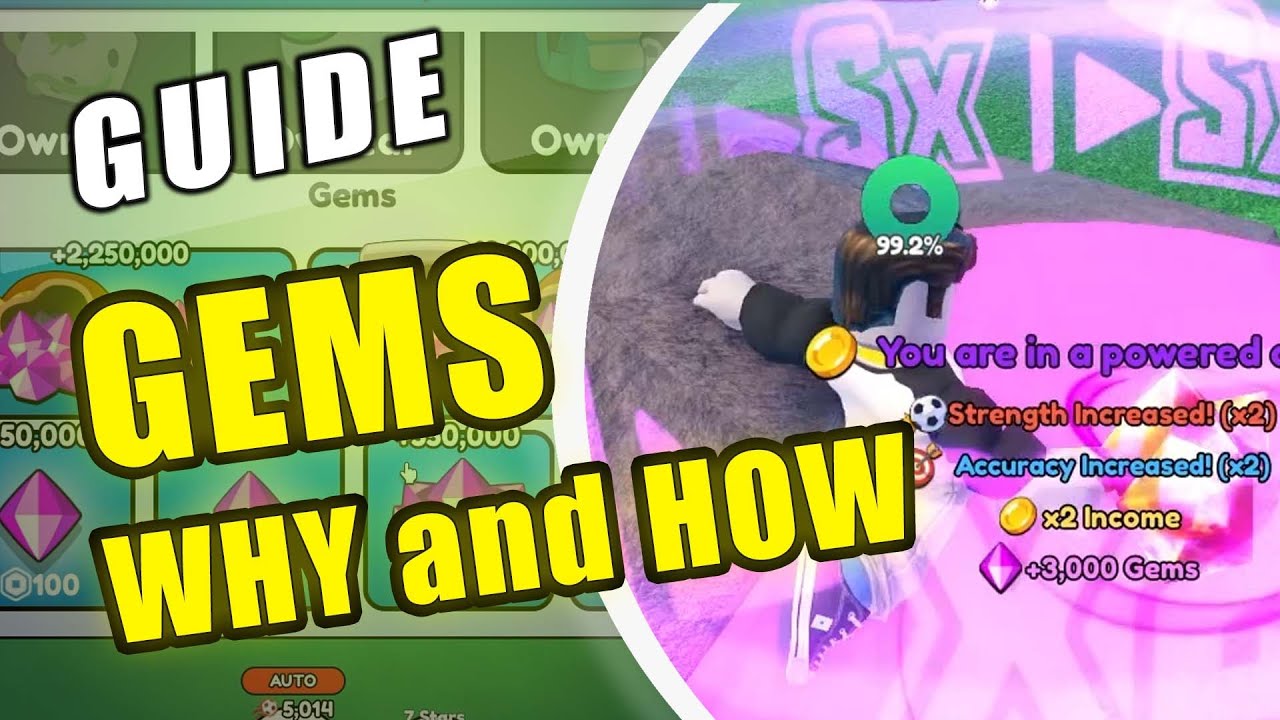 GEMS What's the point and ALL ways to get them in Goal Kick Simulator ...