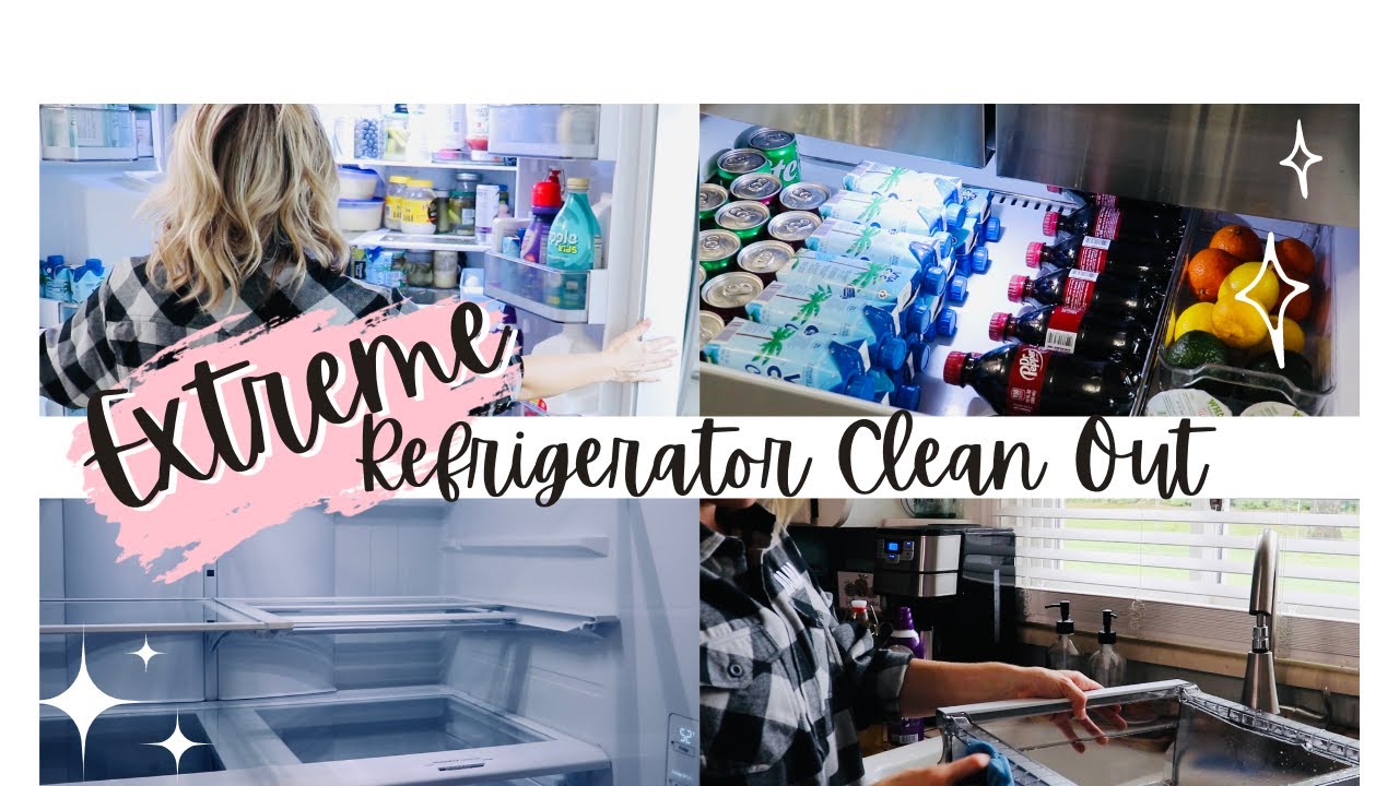EXTREME Fridge clean out - YouTube