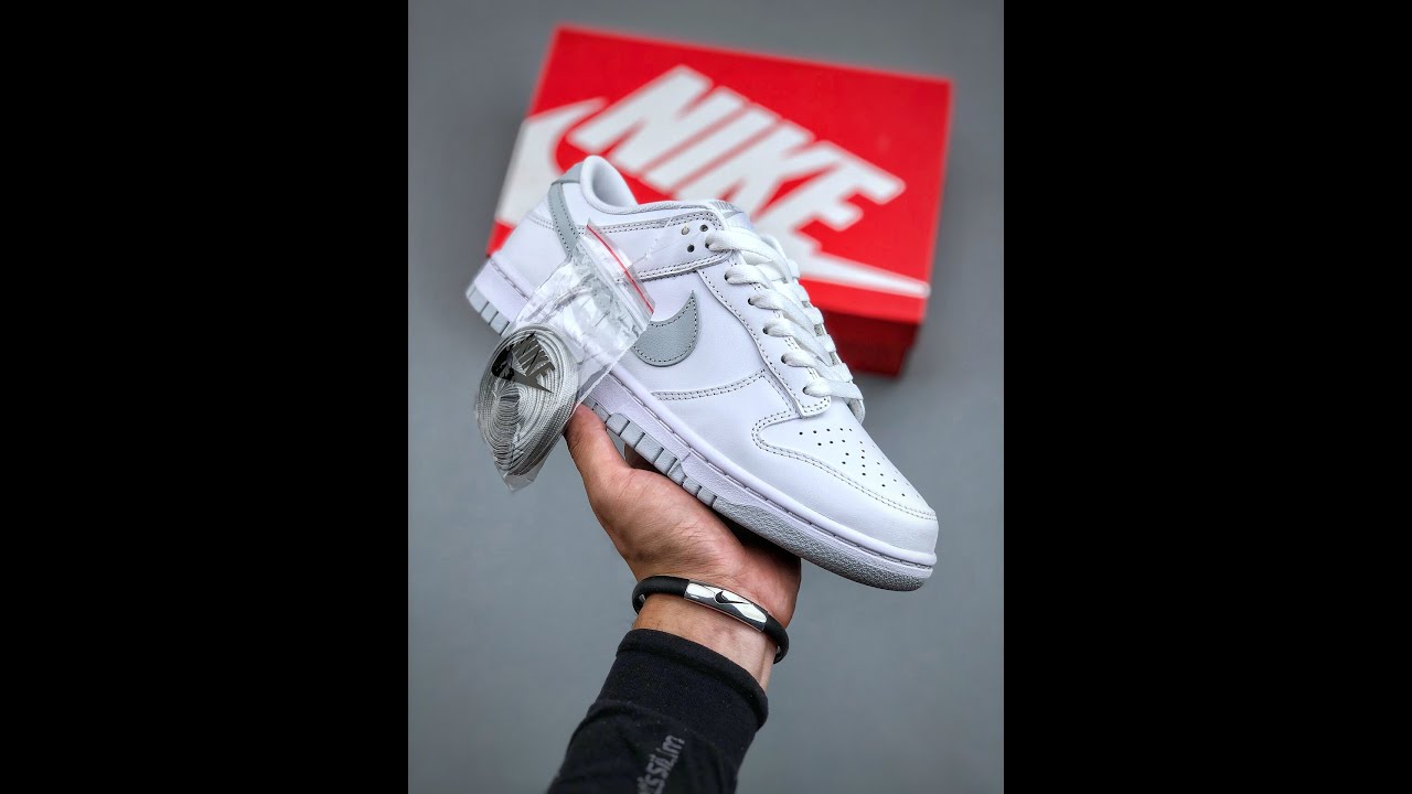 Nike Dunk Low White/Pure Platinum DV0831-101 For Sale - YouTube