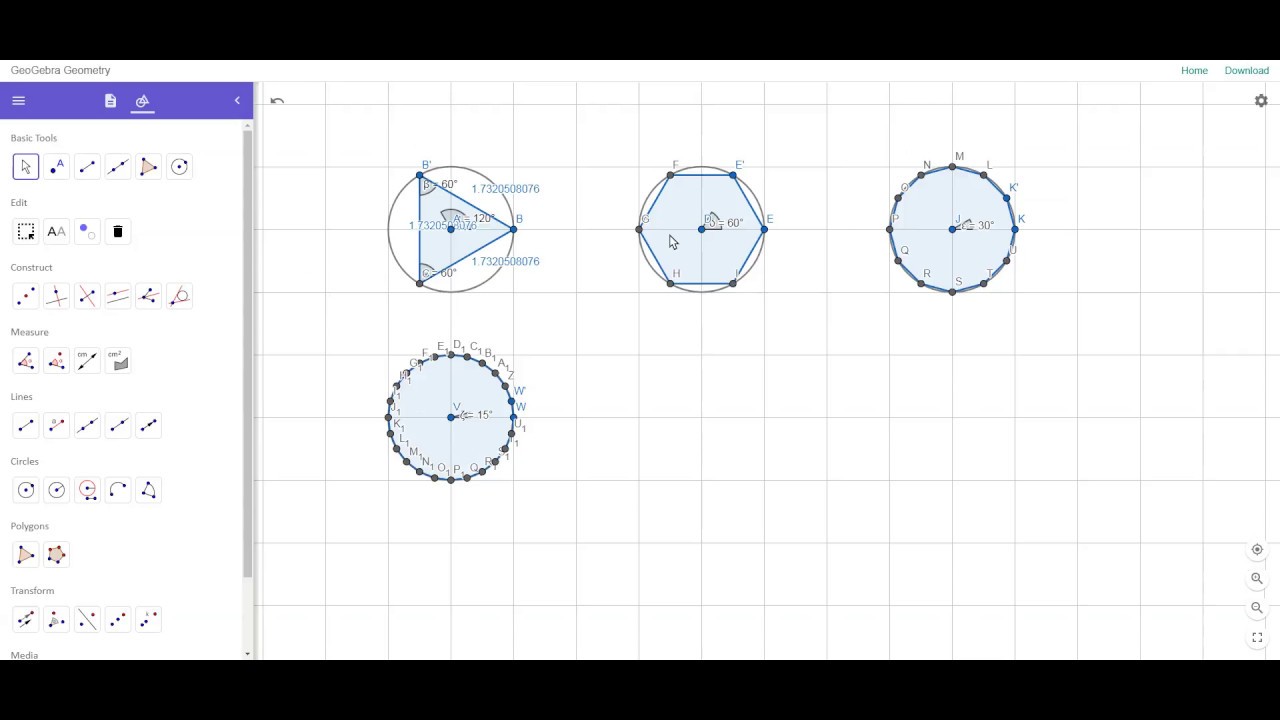 Area and Perimeter of Inscribed Regular Polygons - YouTube