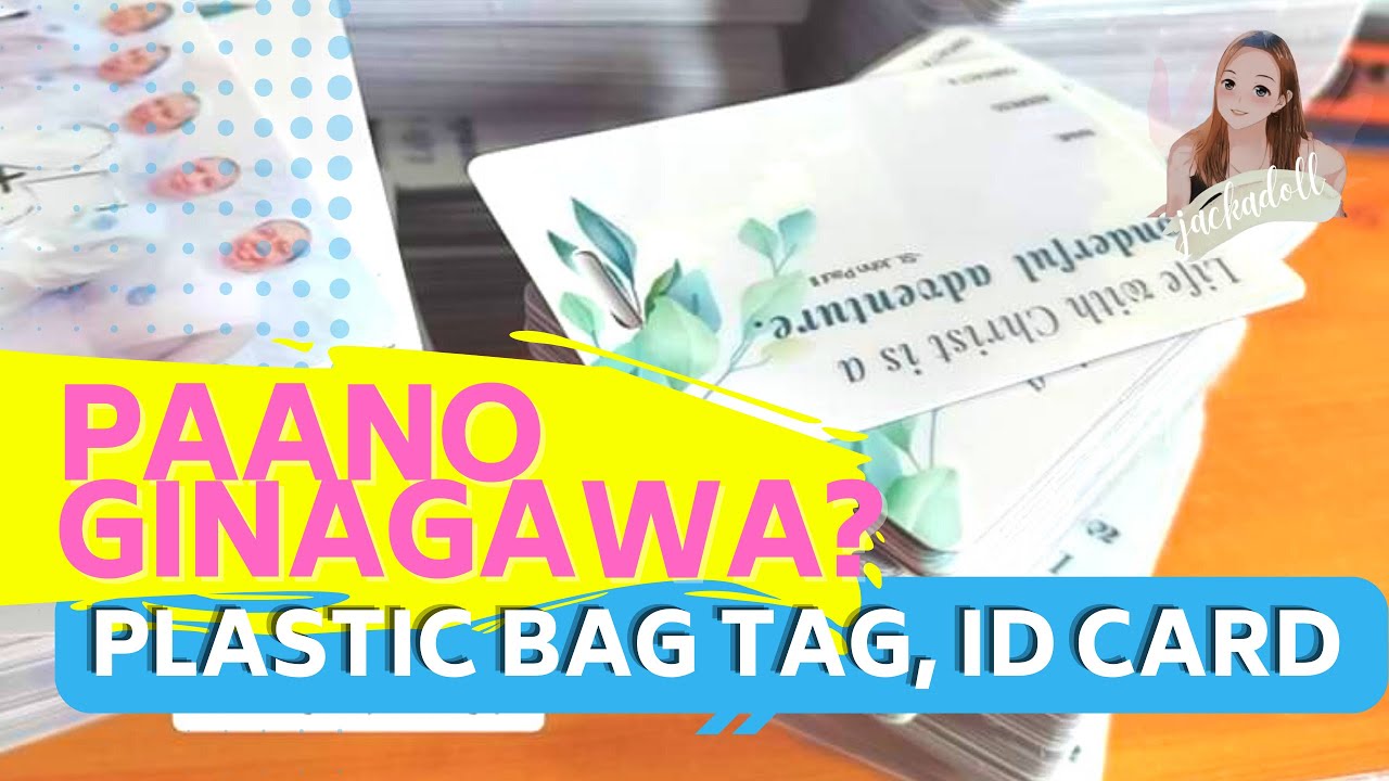 WATCH: PVC BAG TAG, ID CARD PRINTING pvc bag tags - YouTube