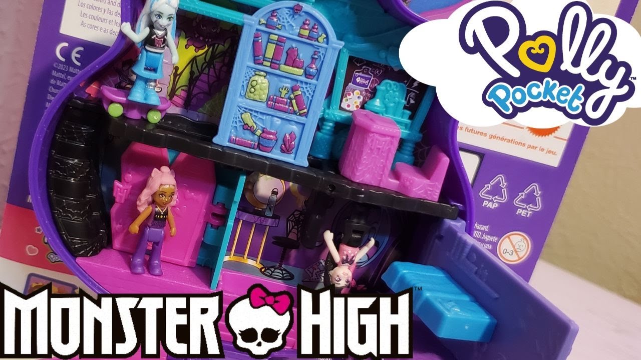MONSTER HIGH G3 POLLY POCKET SET UNBOXING & RESEÑA | #enespañol # ...