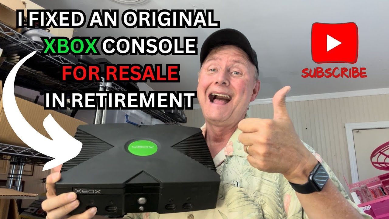 Make Money In Retirement Repairing Vintage Original XBOX Consoles For ...