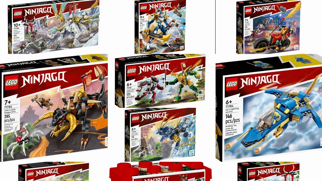 LEGO Ninjago Winter 2023 Sets - YouTube