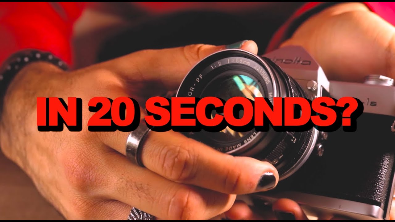 How to Change Your Camera Lens (Minolta SR 1s) - YouTube
