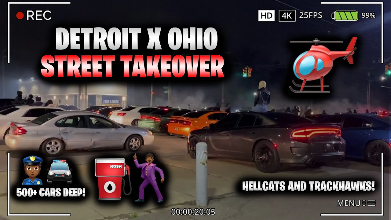 😈🔥 Detroit x Ohio Street Takeover - YouTube