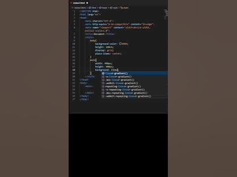 Background image with gradient overlay css - YouTube